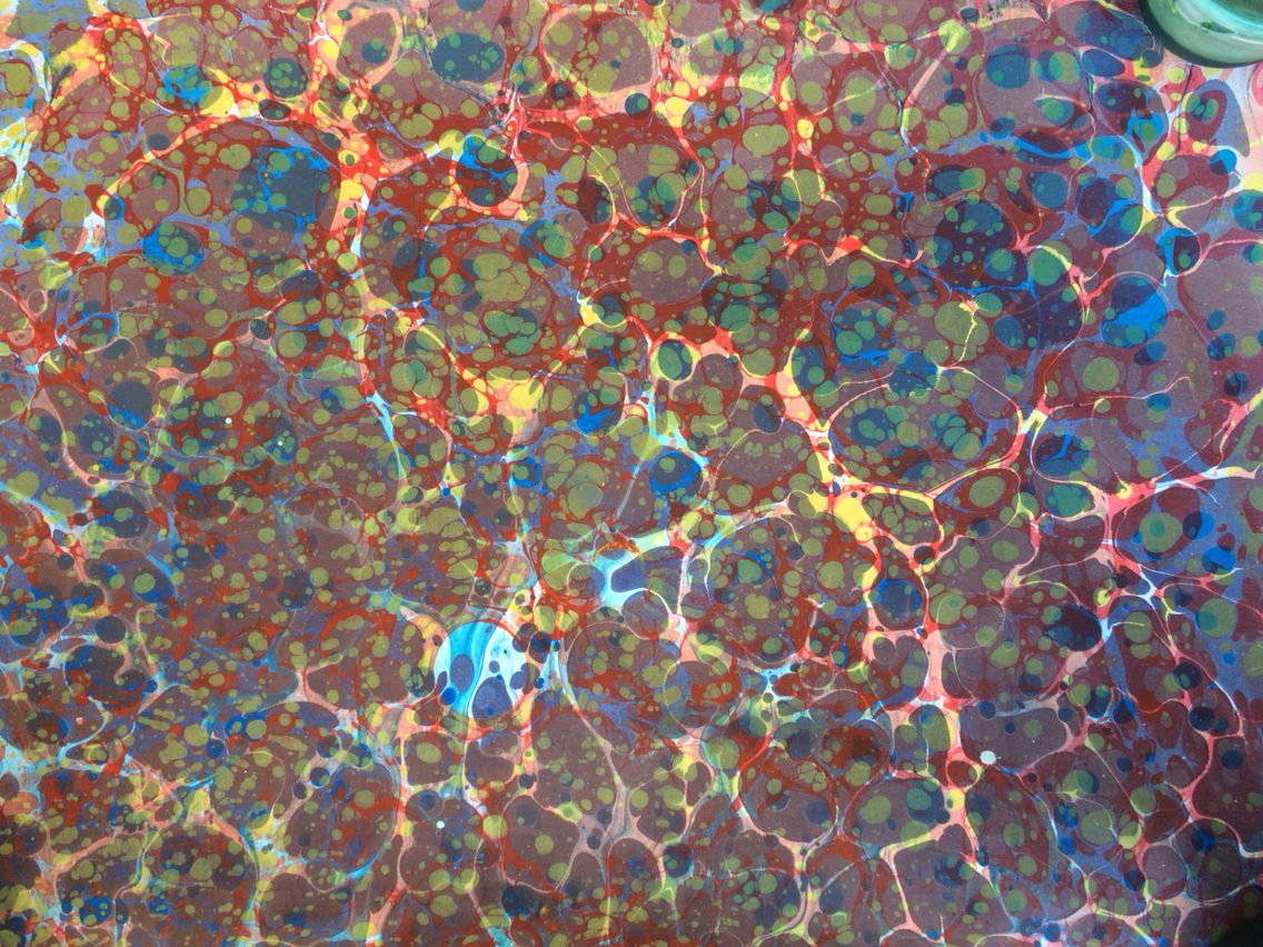 How To Do Ebru Painting at Home: Paper Marbling For Beginners | Acrylic ...