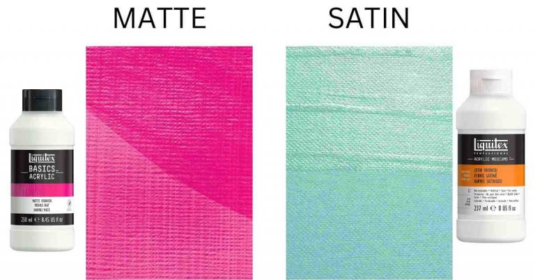 Satin vs Matte Paint Finish: Which is Best? | Acrylic Painting School