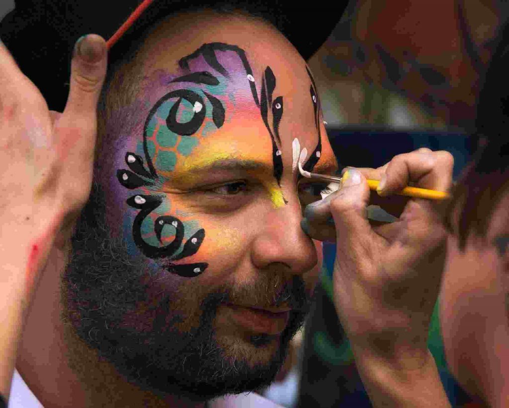 Can You Use Acrylic Paint On Your Skin Safely? | Acrylic Painting School