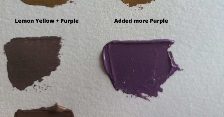 Mix of Yellow and Purple: What These 2 Colors Make? Surprising results ...