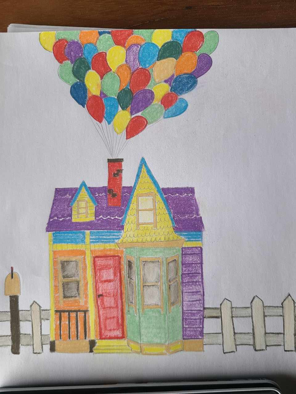 Easy Up House Drawing Step By Step [Detailed Tutorial] | Acrylic ...