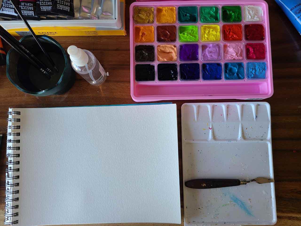 My Ultimate Gouache Palette Setup (+ My Fav Palette) | Acrylic Painting School