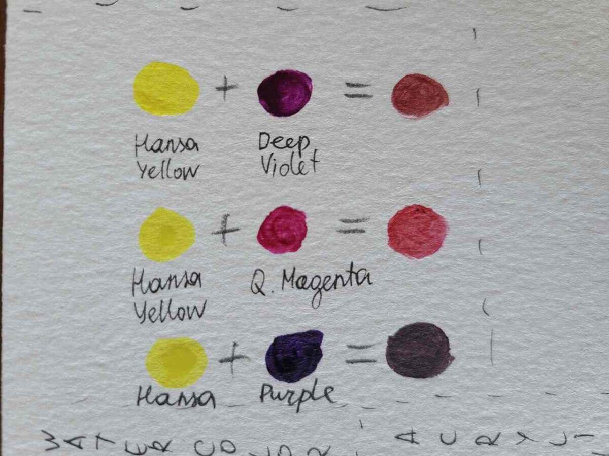 Mix of Yellow and Purple: What These 2 Colors Make? Surprising results ...