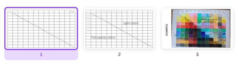FREE Acrylic Color Mixing Chart PDF (Works For Gouache, Oils, and ...