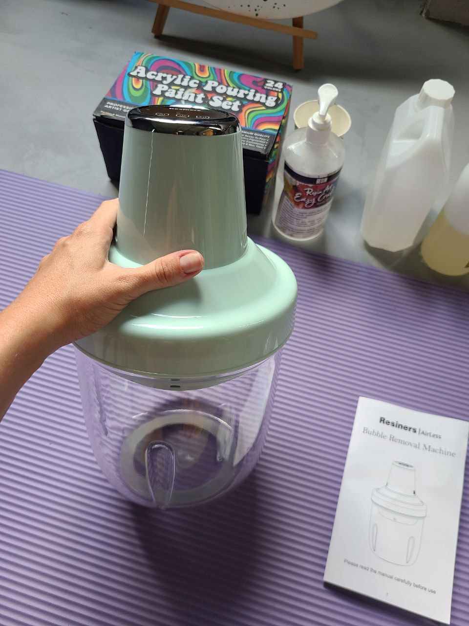 Resiners Epoxy Bubble Removal Machine - Bubble Free in 5 minutes ...