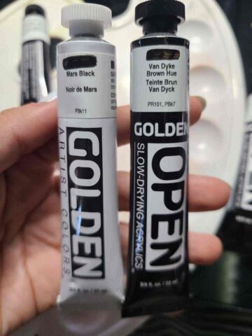 My Golden Open Acrylics Review With Painting Test | Acrylic Painting School