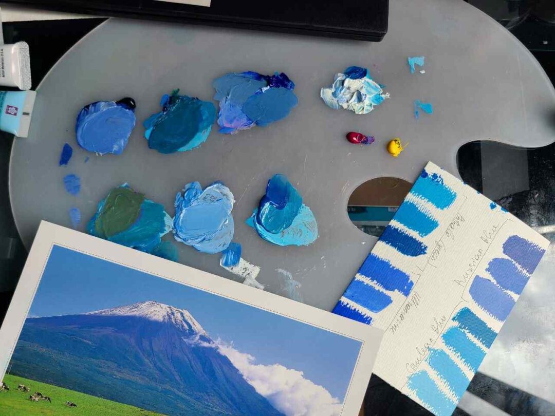 How To Make Sky Blue Colour To Match Real Sky (6 Blue Tested) | Acrylic ...
