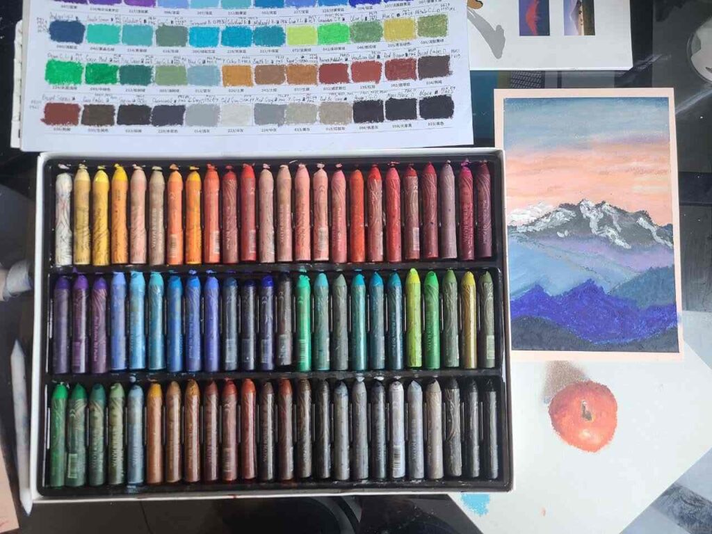 Paul Rubens Haiya Oil Pastels Review - My Favorite Pastels! | Acrylic ...