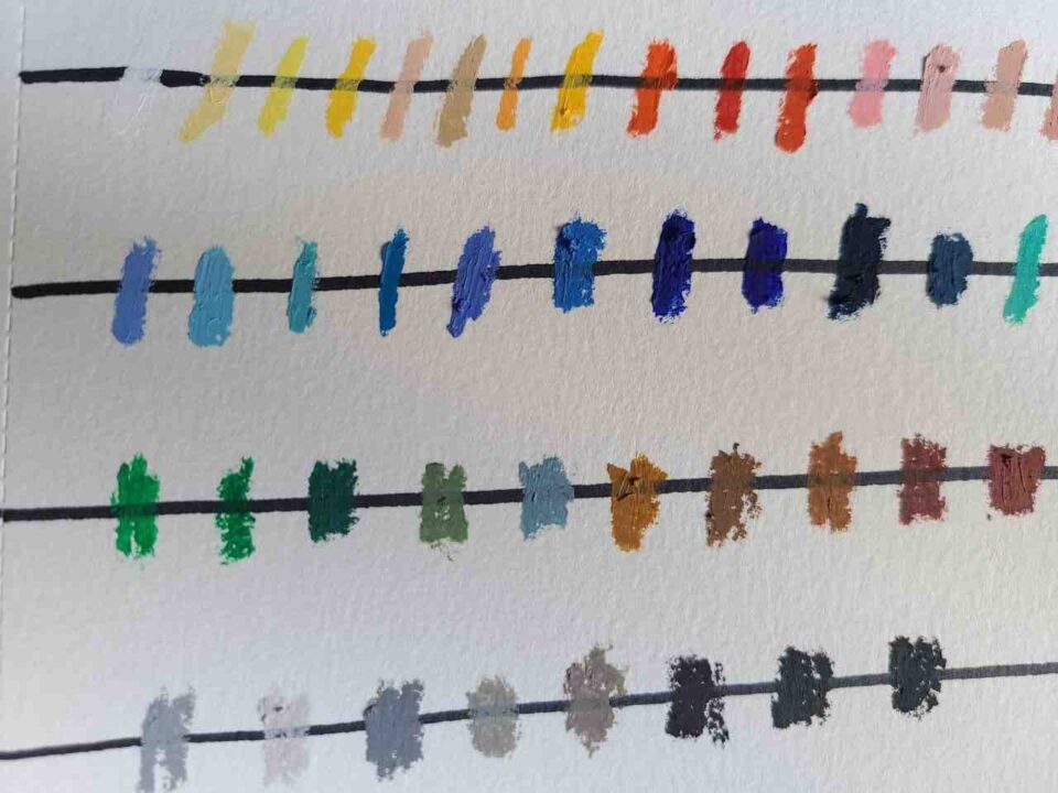 Paul Rubens Haiya Oil Pastels Review - My Favorite Pastels! | Acrylic ...