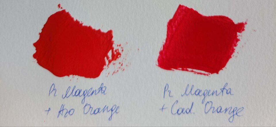 What Color Do Red And Orange Make? Real Mixing Swatches I Made ...
