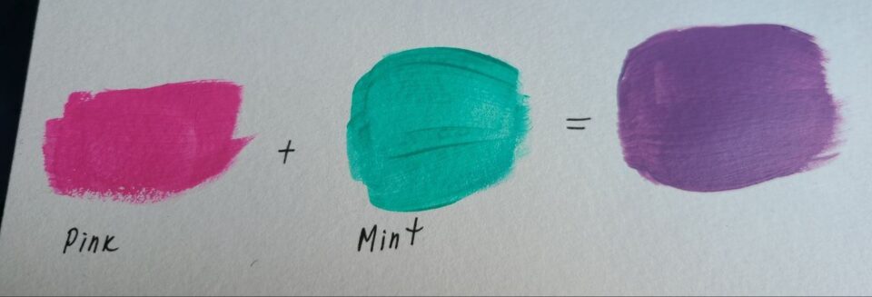 What Color Do Pink And Green Make? From Grey To Purple (Swatches ...