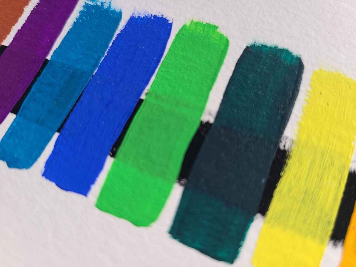 Comprehensive Holbein Acryla Gouache Review (12 Colors Set) | Acrylic ...
