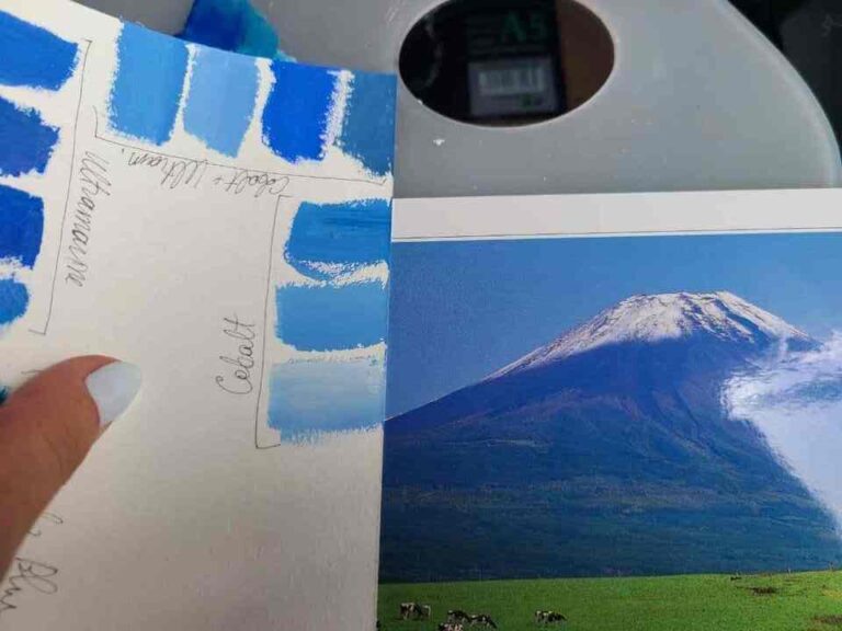 How To Make Sky Blue Color To Match Real Sky (6 Blue Tested) | Acrylic ...