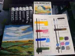 My Golden Open Acrylics Review With Painting Test | Acrylic Painting School