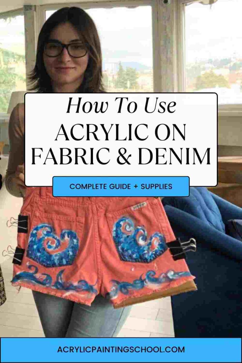 How To Paint On Fabric With Acrylic Paint: Full Guide & Tips | Acrylic ...