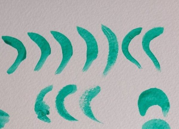 Basic Round Brush Strokes Techniques To Learn | Acrylic Painting School