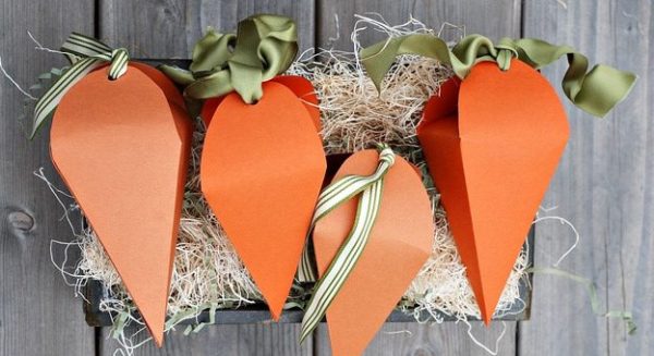 18 Easy Paper Carrot Crafts For Easter | Acrylic Painting School