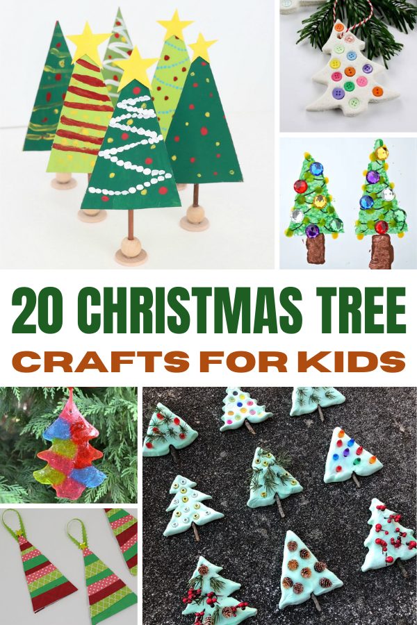 20 Christmas Tree Crafts for Kids | Acrylic Painting School