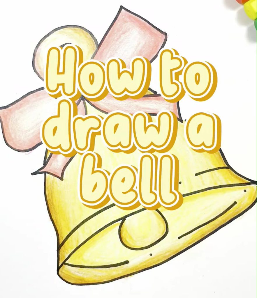 How to Draw A Christmas Bell | Acrylic Painting School