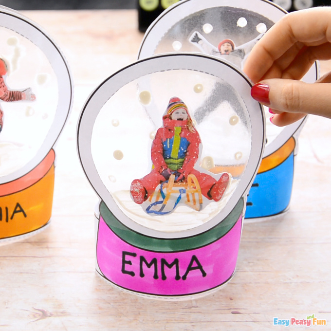 20 Handmade Snowglobe Ideas For Kids | Acrylic Painting School