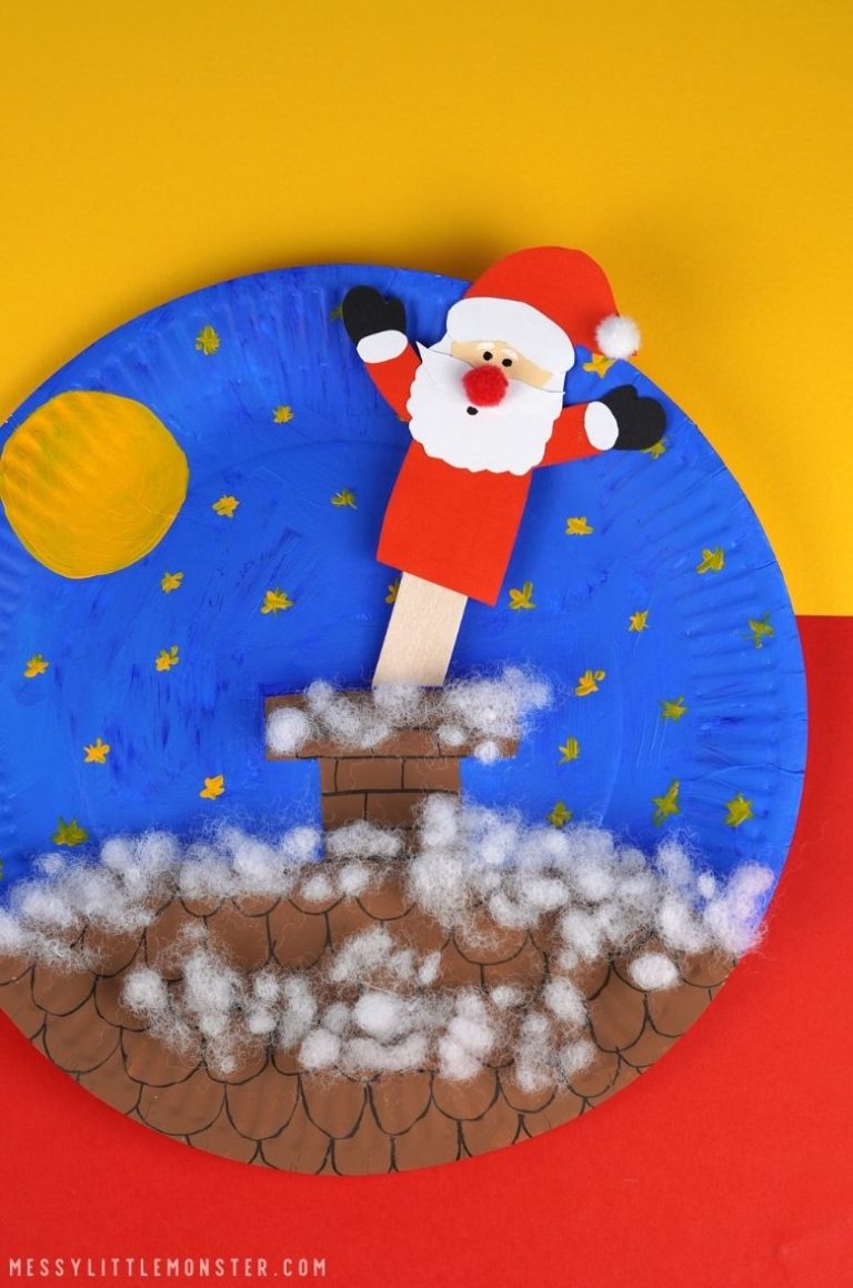 20 Paper Plate Christmas Crafts For Kids | Acrylic Painting School