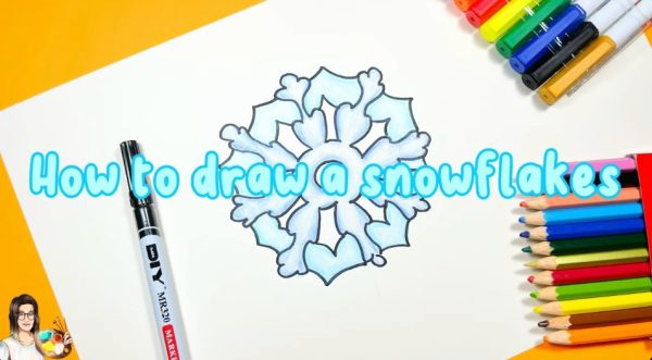 21 Snowflake Crafts For Kids | Acrylic Painting School