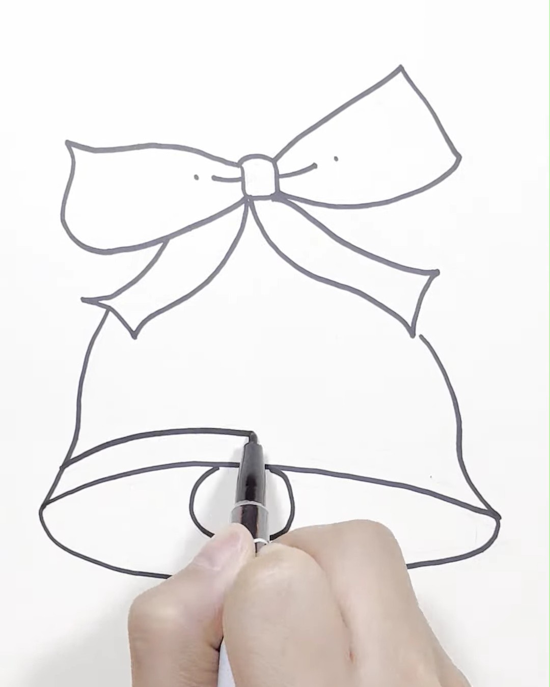 How to Draw A Christmas Bell | Acrylic Painting School