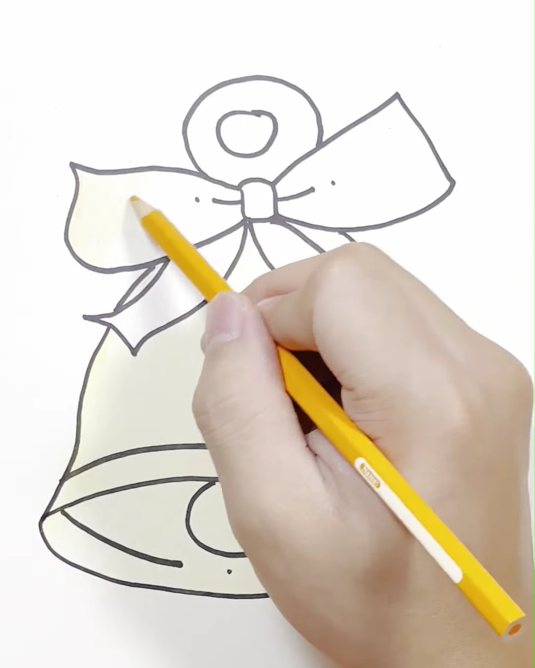 How to Draw A Christmas Bell | Acrylic Painting School
