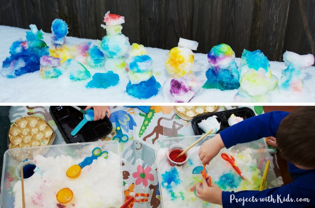 20+ Snow-Themed Crafts and Activities for Kids | Acrylic Painting School